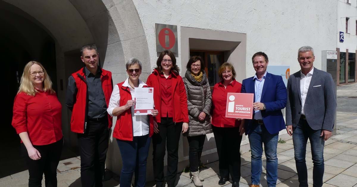 Tourist-Information der Stadt erfolgreich zertifiziert 04/23 | Stadt ...