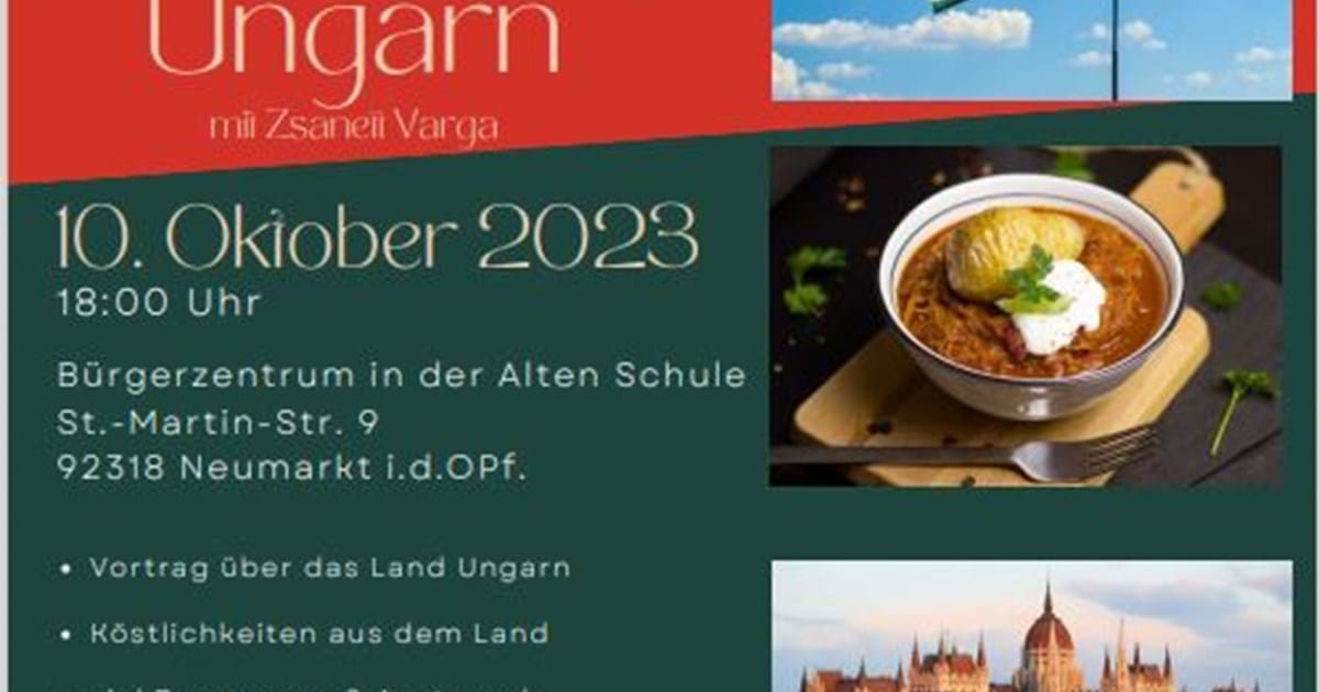 Veranstaltungsreihe "Land und Leute" präsentiert Ungarn: Eine ...